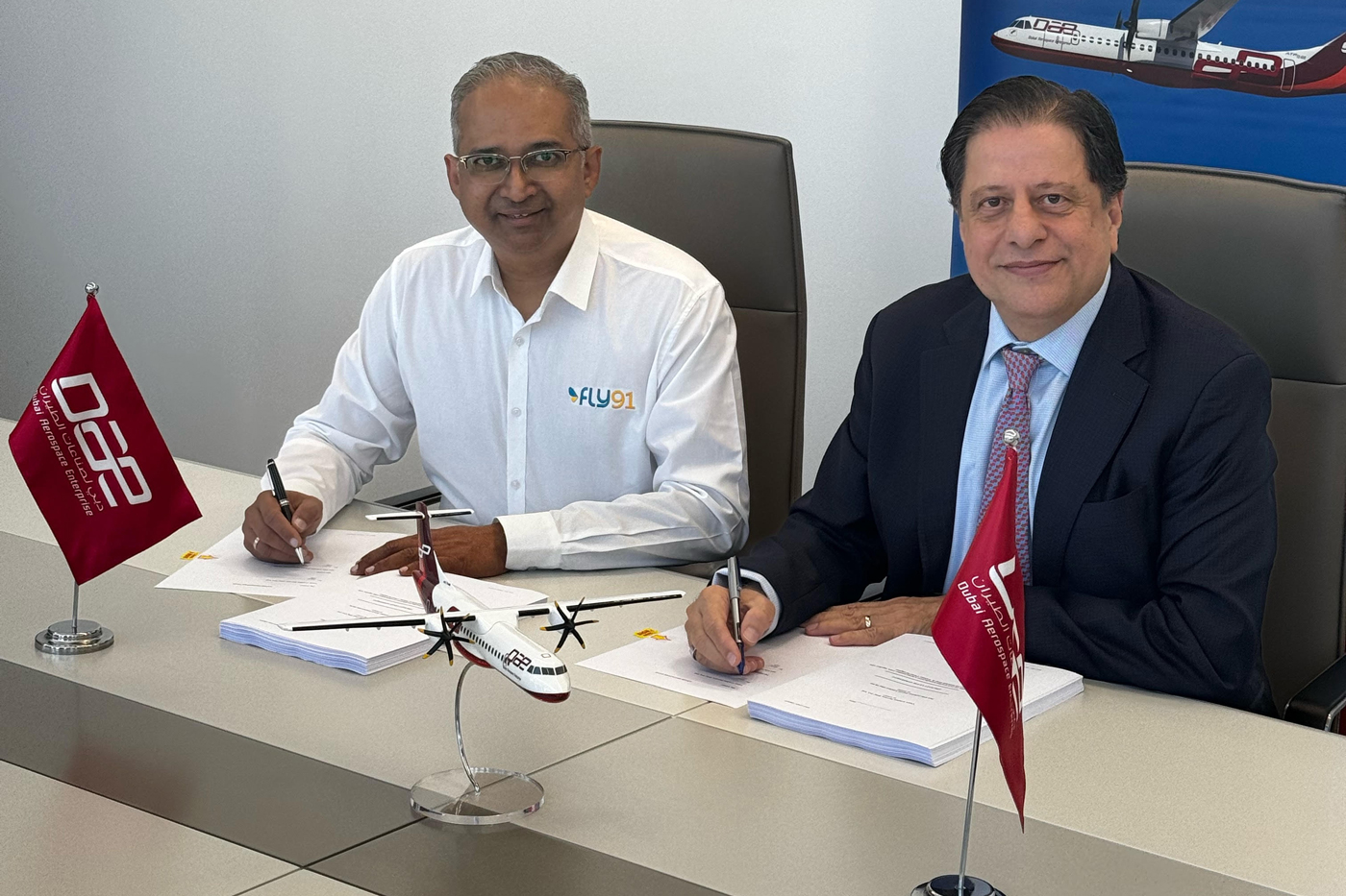 FLY91 leases its first two ATR72-600s aircraft from DAE - Victor Tango ...